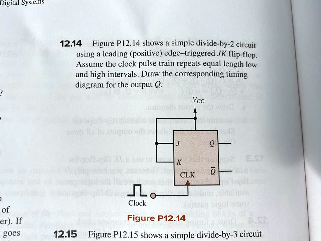 SOLVED: Using a leading (positive) edge-triggered JK flip-flop, assume ...