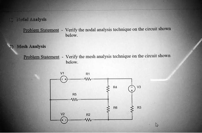 SOLVED: Nodal Analysis Problem Statement - Verify the nodal analysis ... SOLVED: Nodal Analysis Problem Statement - Verify the nodal analysis ...