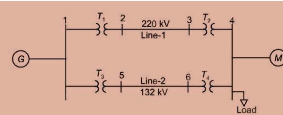 SOLVED: The single-line diagram of a three-phase power system is shown in Figure 1. Assuming a ...