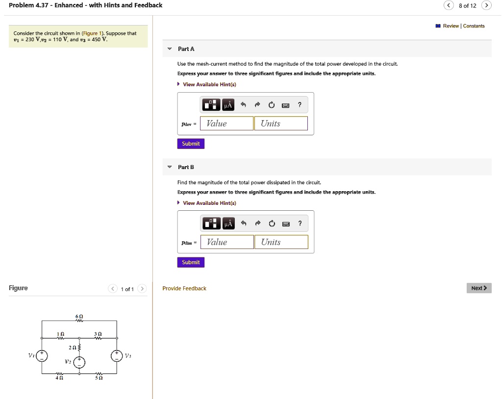 SOLVED: Consider the circuit shown in Figure 1. Suppose that v1 = 230 V ...