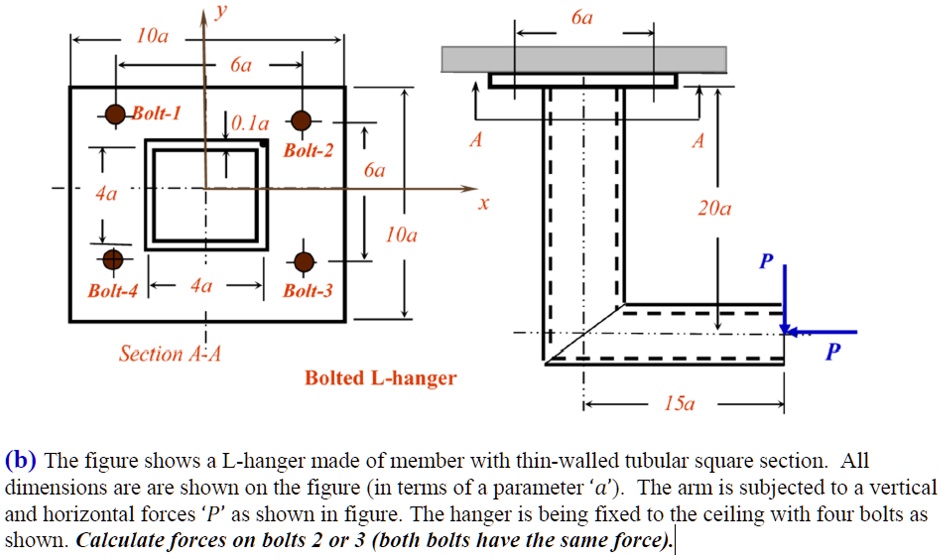 y 10a 6a 0.1a Bolt-2 6a A A Bolt-1 6a 4a 10a X 20a Bolt-4 4a Bolt-3 P ...