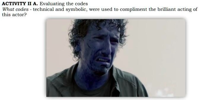 SOLVED: 'What codes technical and symbolic, were used to compliment the ...