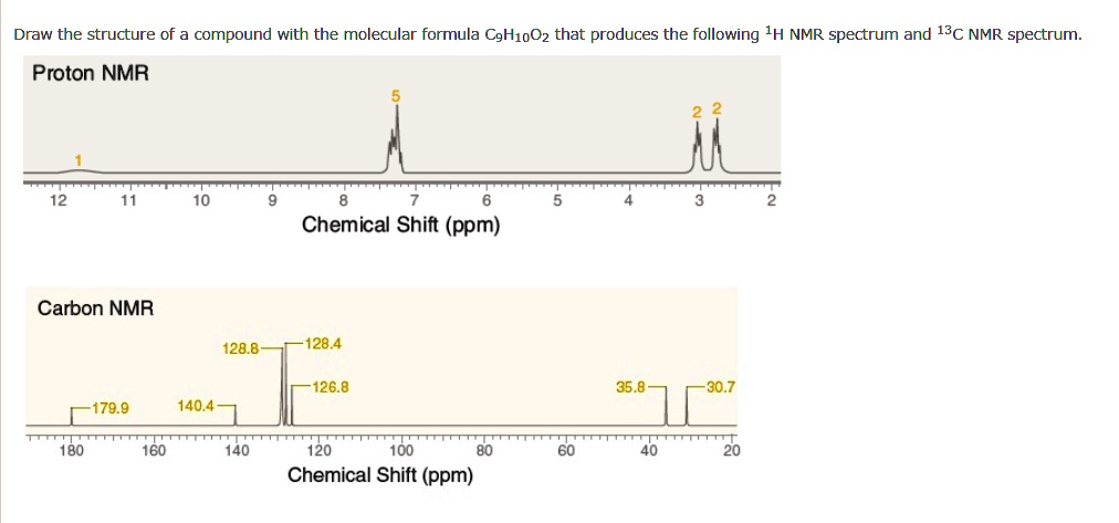 SOLVED: Draw the structure of a compound with the molecular formula ...