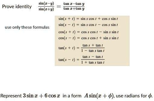 sint sinty tim t prove identity itan sin sin cos sin cot cos sin cos ...