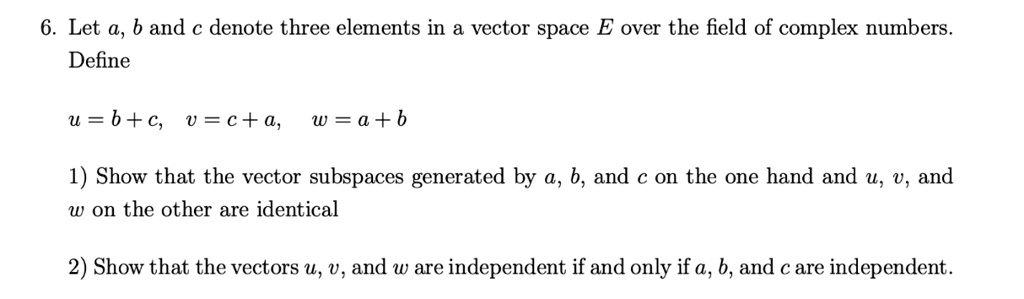 SOLVED: This is for advanced linear algebra class. Please show me how to solve from scratch ...