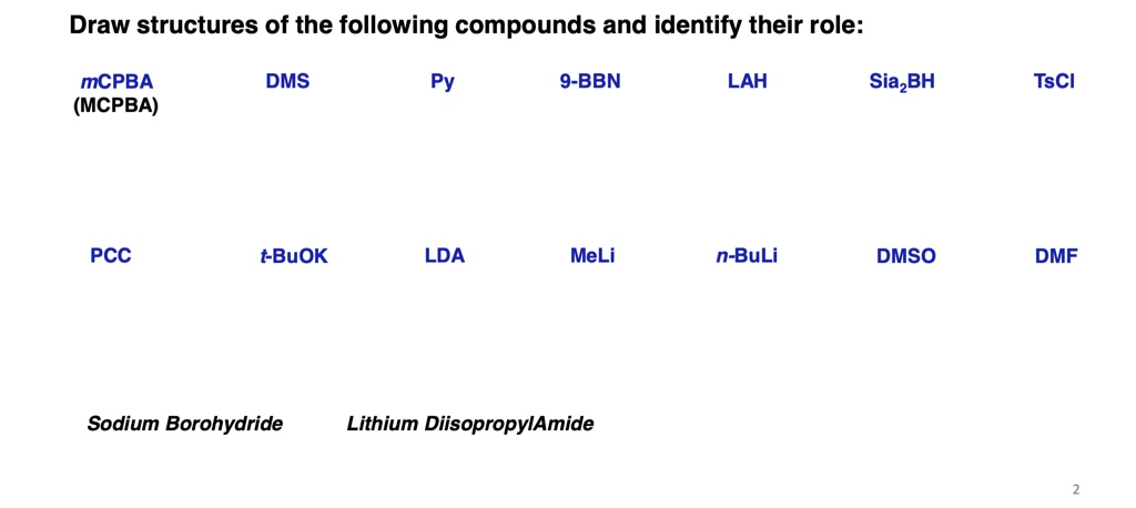 SOLVED: 'Draw structures of the following compounds and identify their ...