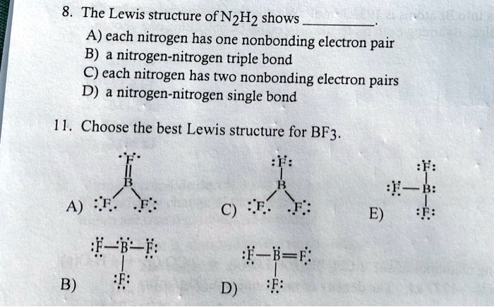 N2h2 Lewis Diagram
