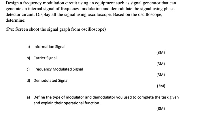 SOLVED: Please use Multisim software to generate an internal signal of ... SOLVED: Please use Multisim software to generate an internal signal of ...