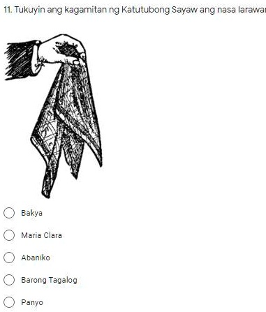 SOLVED: help please i need answers 11 Tukuyin ang kagamitan ng ...