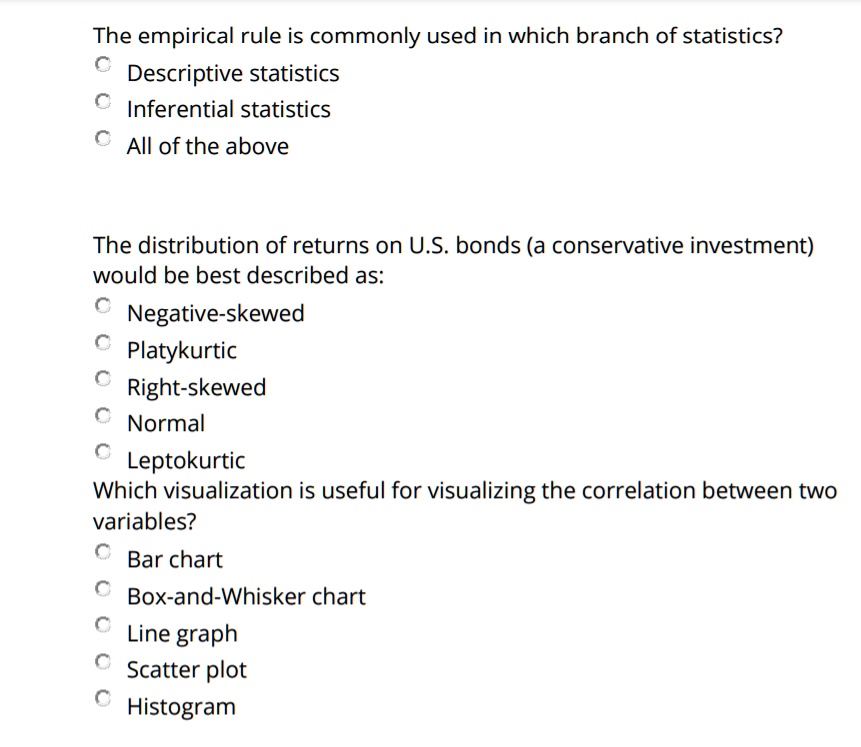 SOLVED: The empirical rule is commonly used in which branch of ...