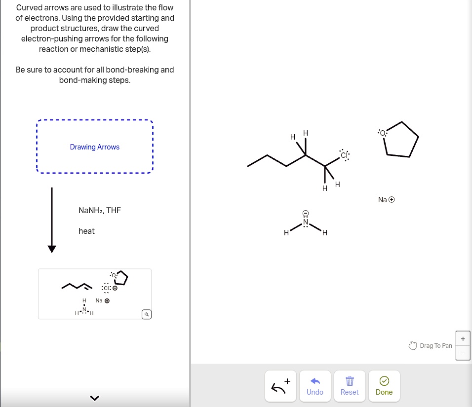 Curved arrows are used to illustrate the flow of electrons. Using the provided starting and ...