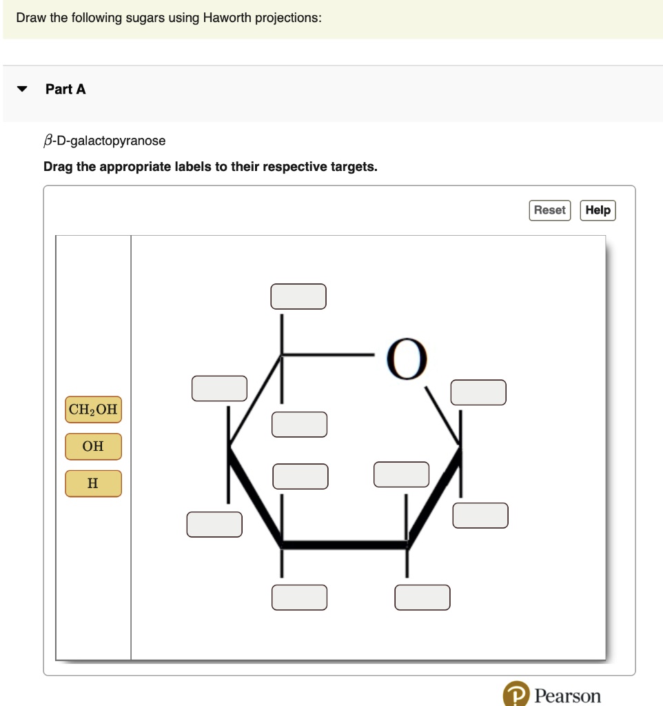 Draw the following sugars using Haworth projections: Part...
