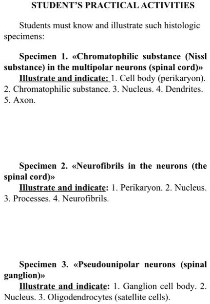 [GET ANSWER] STUDENT'S PRACTICAL ACTIVITIES Students must know and ...