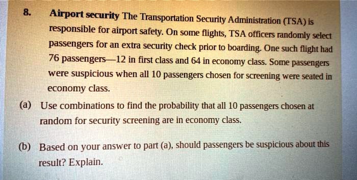 airport security the transporation security administration tsa is ...