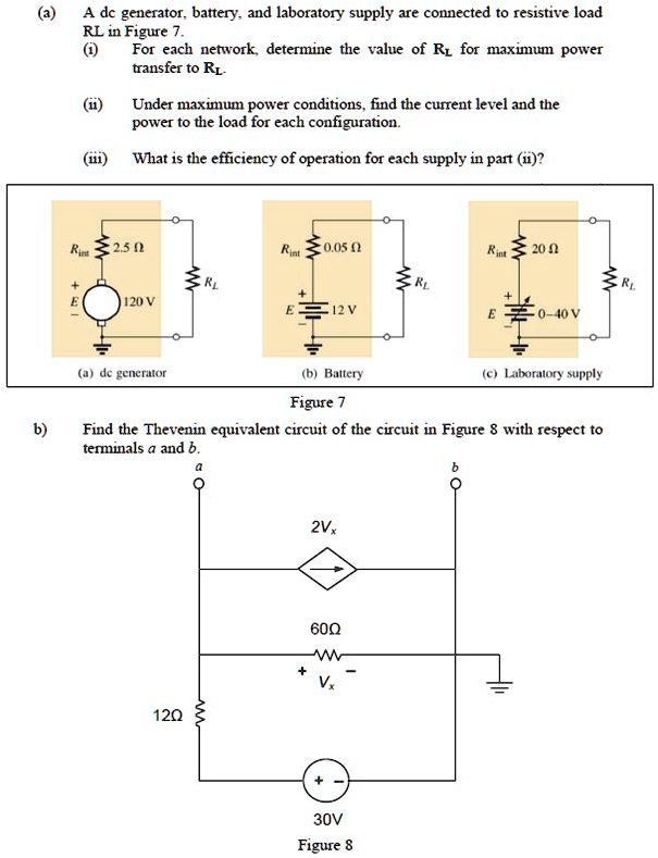 SOLVED: A DC generator, battery, and laboratory supply are connected to ...