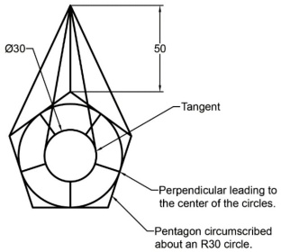 SOLVED: Draw the object shown below in AutoCAD. Go step by step on how ...