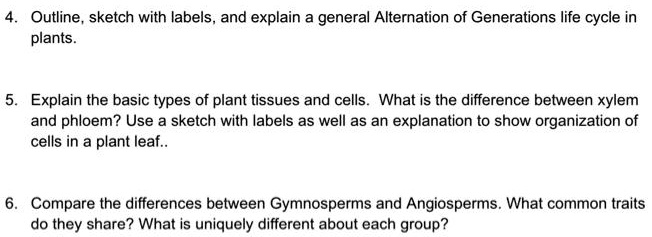 SOLVED: 4. Outline,sketch with labels,and explain a general Alternation ...