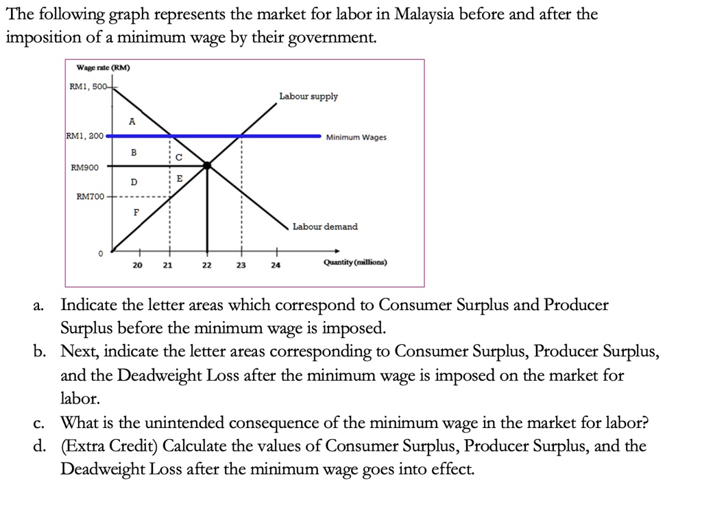 The following graph represents the market for labor in Malaysia before ...