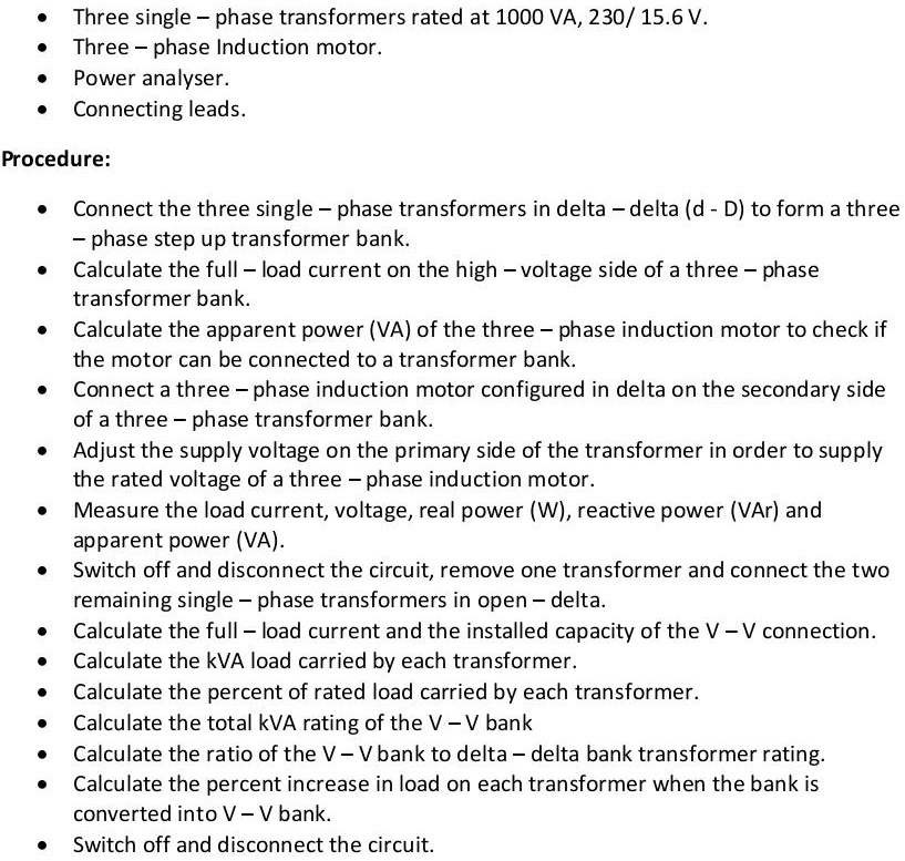 texts calculation questions three phase induction motor power analyzer connecting leads ...