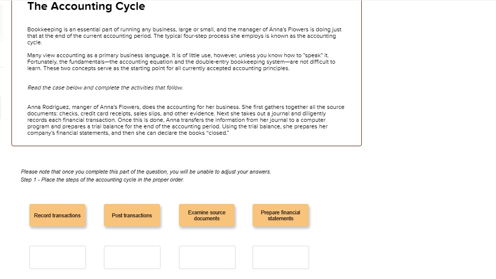 The Accounting Cycle Bookkeeping is an essential part of running any ...