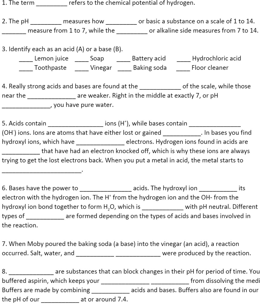 1the term refers to the chemical potential of hydrogen 2 the ph ...