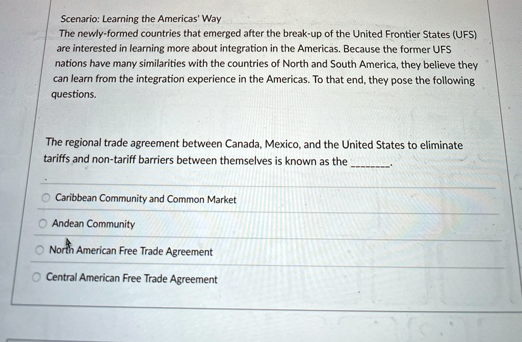 scenario learning the americas way the newly formed countries that ...