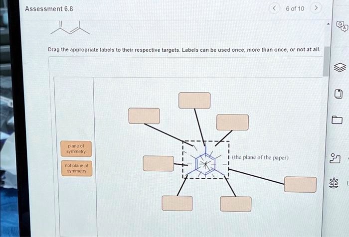 Assessment 6.8 Drag the appropriate labels to their respective targets ...