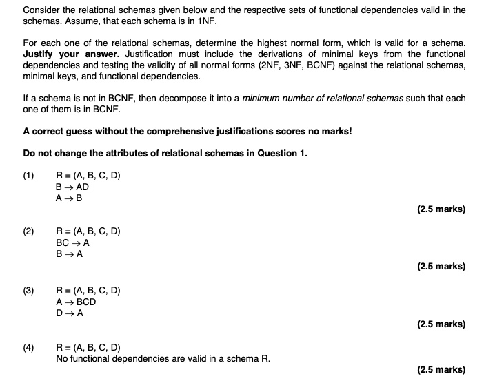 SOLVED: Consider the relational schemas given below and the respective ... SOLVED: Consider the relational schemas given below and the respective ...