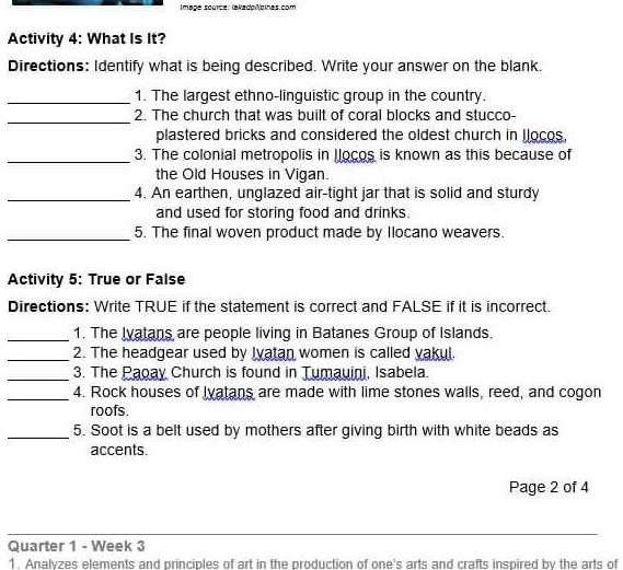activity4 matching type identify what is being described write your ... activity4 matching type identify what is being described write your ...