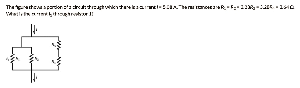 SOLVED: The ! figure shows a portion of a circuit through which there ...