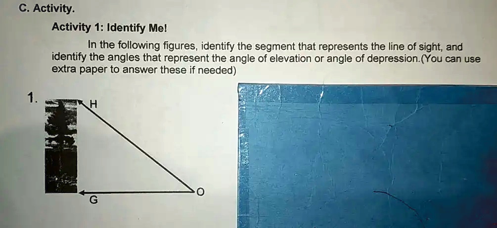 C. Activity. Activity 1: Identify Me! In the following figures, identify the segment that ...