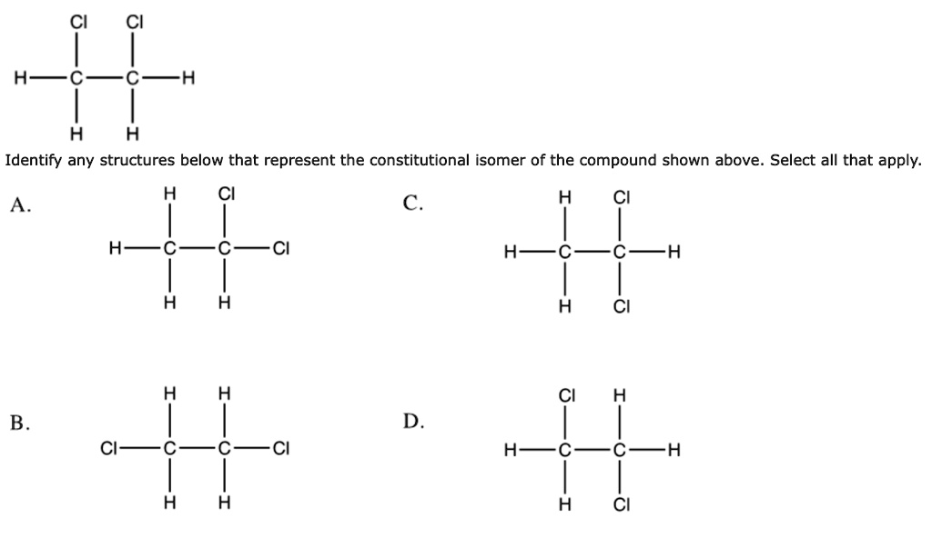 SOLVED: I Identify any structures below that represent the ...