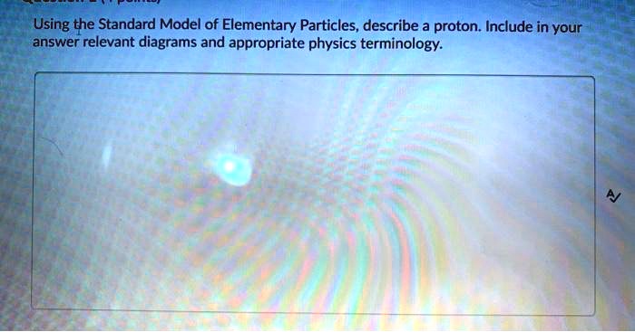 SOLVED: Using the Standard Model of Elementary Particles, describe a ...