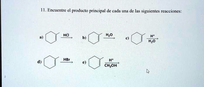 SOLVED: 11. Encuentre el producto principal de cada una de las ...