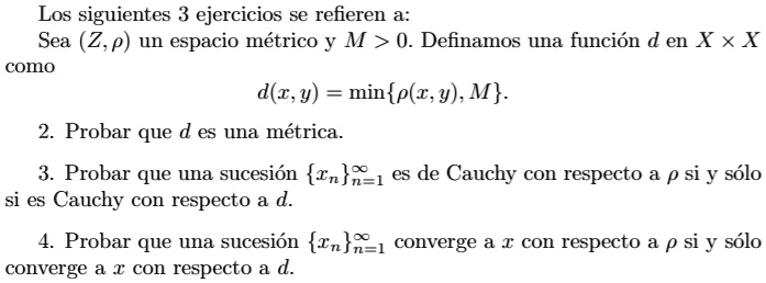 SOLVED:Los siguientes 3 ejercicios se refieren Sea (Z, p) un espacio ...
