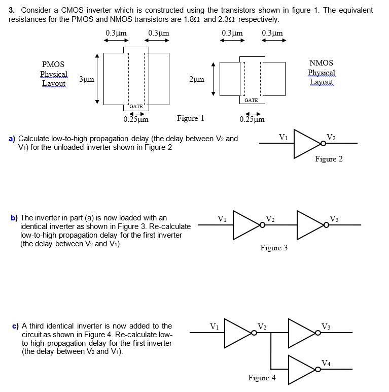 3 consider a cmos inverter which is constructed using the transistors shown in figure 1 the ...