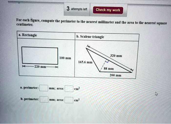 SOLVED: attempts left Check my work For Gach figure, compute the ...
