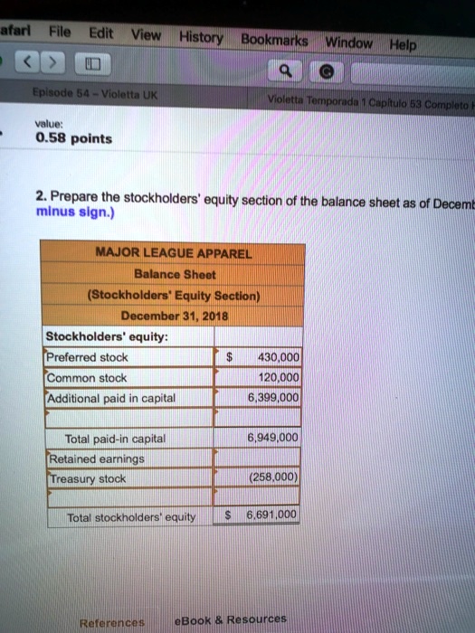 SOLVED: Major League Apparel has two classes of stock authorized: 4% ... SOLVED: Major League Apparel has two classes of stock authorized: 4% ...