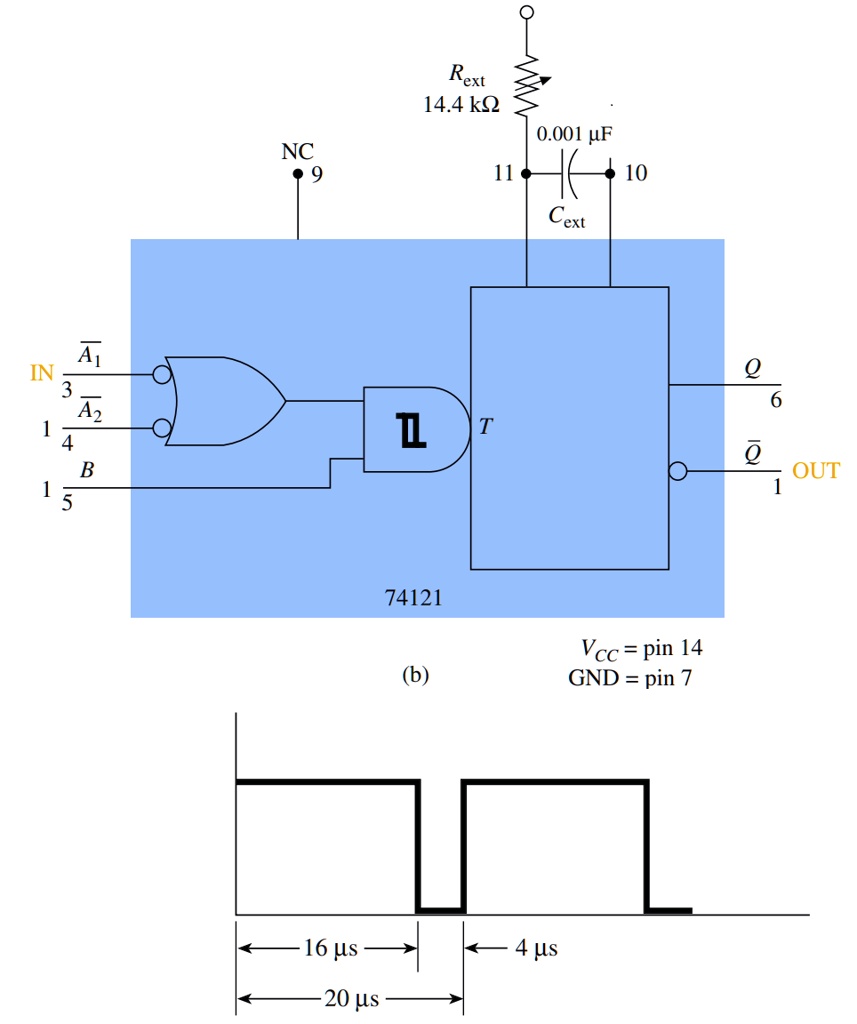 SOLVED: MultiSIM simulation of a monostable multivibrator as shown in ... SOLVED: MultiSIM simulation of a monostable multivibrator as shown in ...