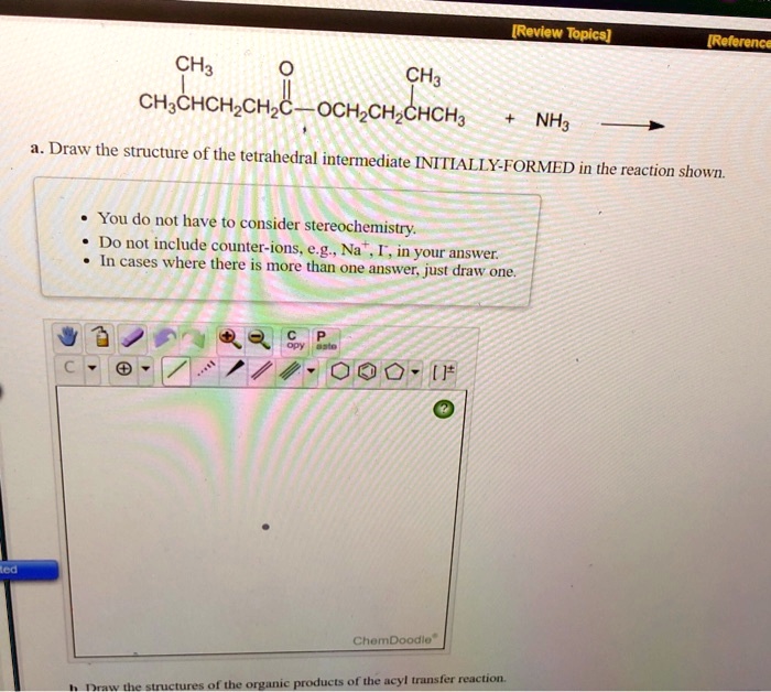 review topics reference ch3 ch3 chchchzchzc ochzchzchcha nh3 draw the structure of the ...