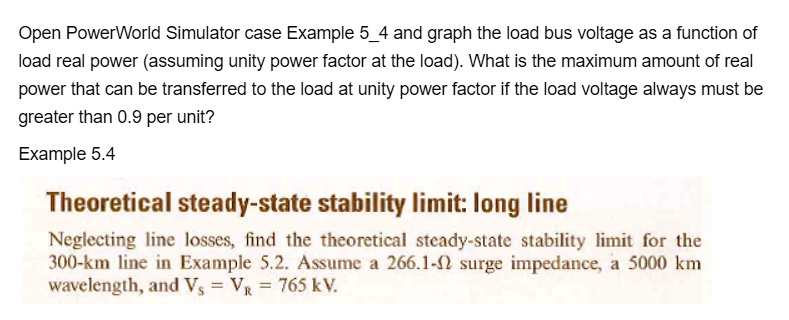 i need a graph of the load bus voltage as a function of the load real power made in powerworld ...