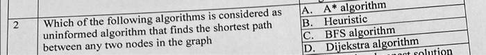 A* algorithm, Heuristic, BFS algorithm, Dijkstra algorithm, Gtion Which ... A* algorithm, Heuristic, BFS algorithm, Dijkstra algorithm, Gtion Which ...