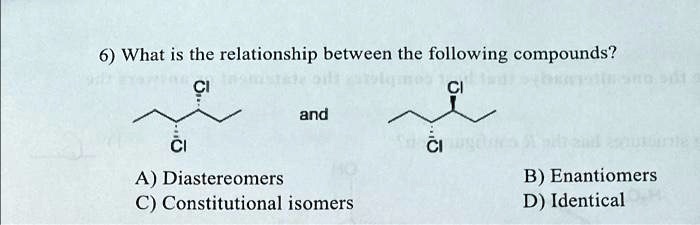 SOLVED: What is the relationship between the following compounds? and ...