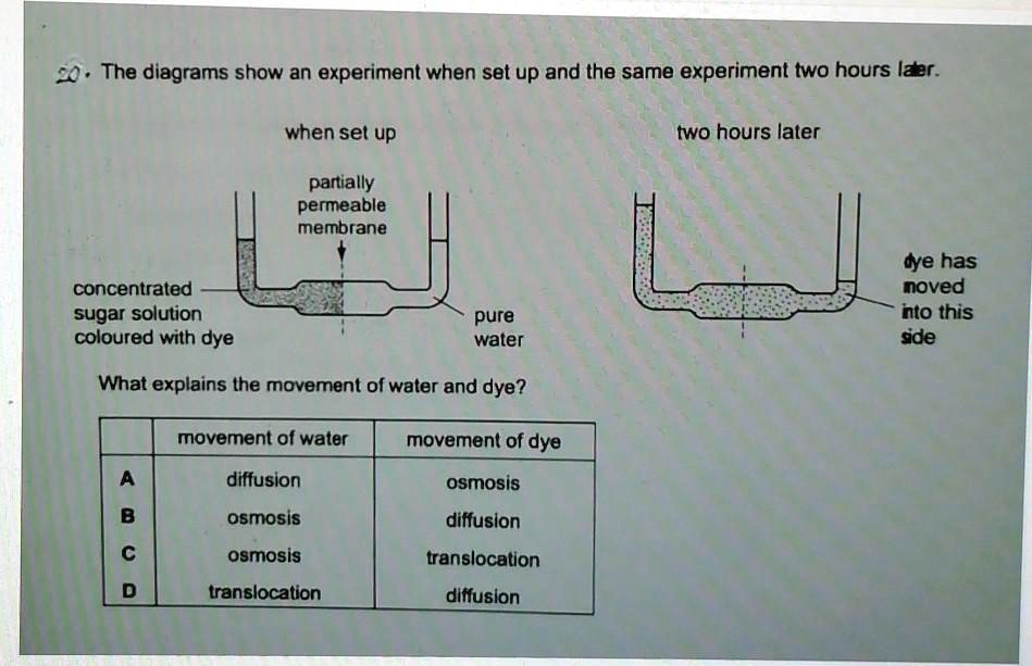 SOLVED: 'the diagram shows an experiment when set up and the same ...