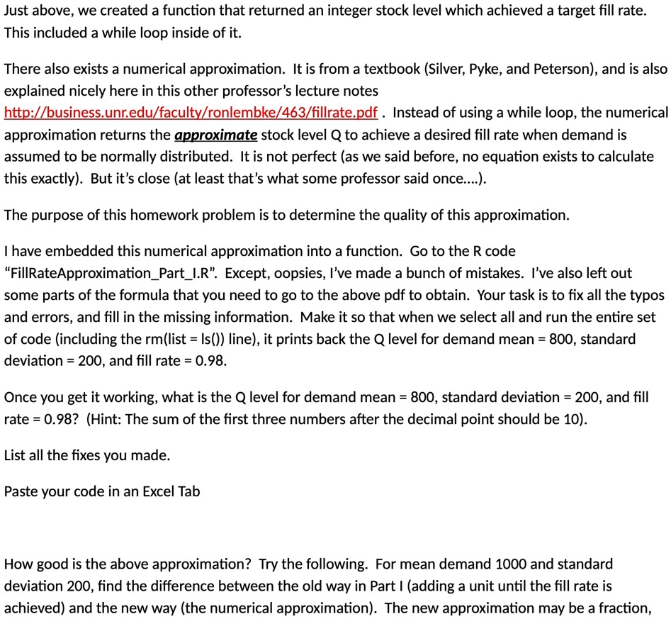 just above we created a function that returned an integer stock level ...