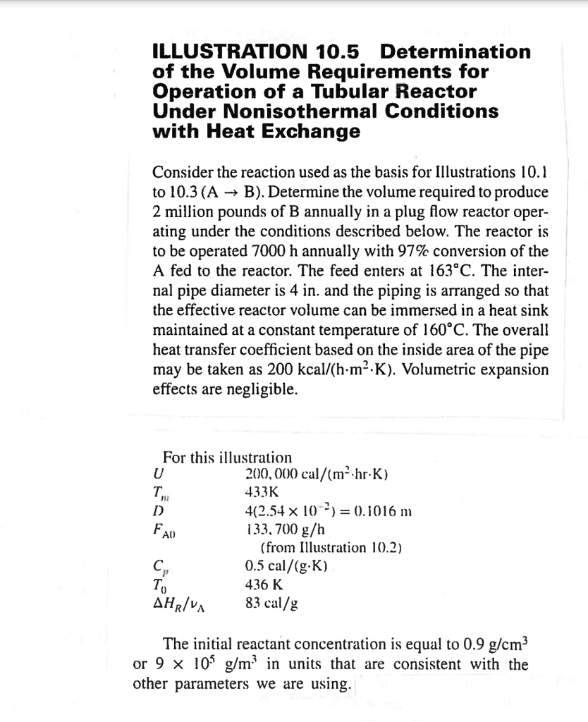 SOLVED: Find the reactor volume and determine the location, conversion ...