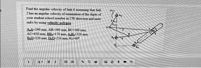 SOLVED: Link 2 of the push-link mechanism shown in the figure has a constant speed of summation ...