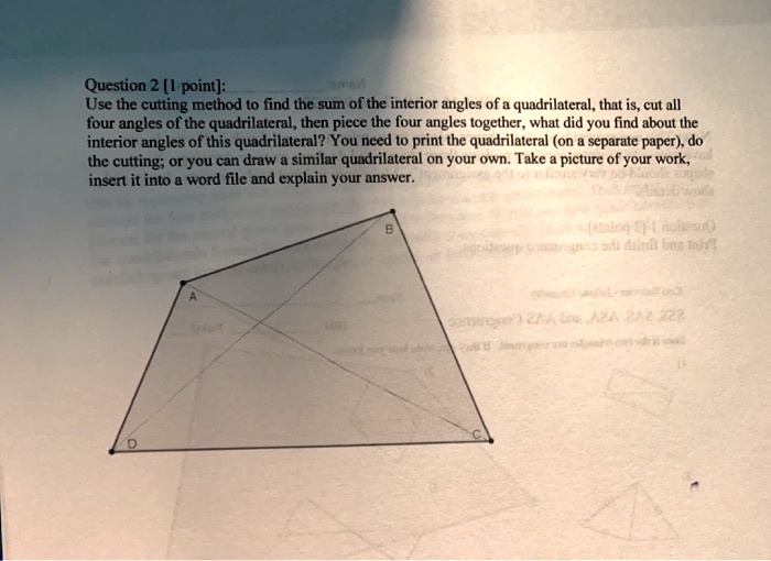 SOLVED:Question 2 [1 point]: Use the cutting method t0 find the sum of ...