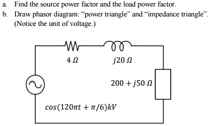 SOLVED: For the circuit shown, find the active, reactive, and apparent ...