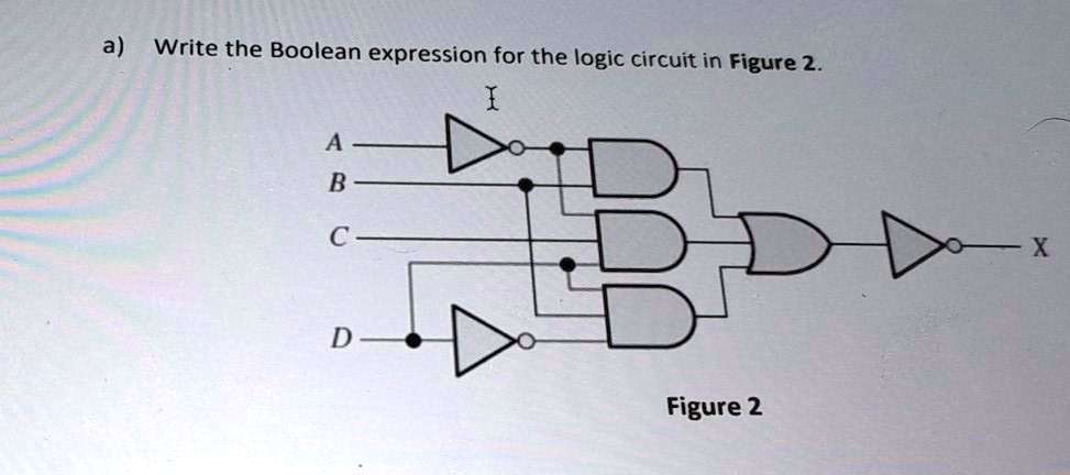 Solved A Write The Boolean Expression For The Logic Circuit In Figure 7569